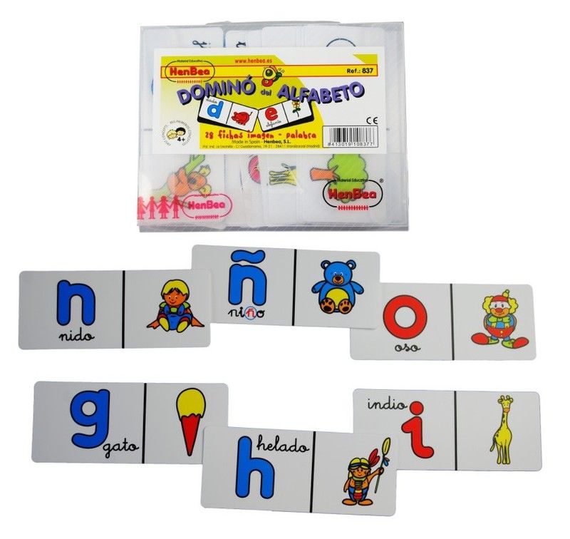 Dominó Alfabeto castellano Henbea J837 — latiendadelmaestro material ...