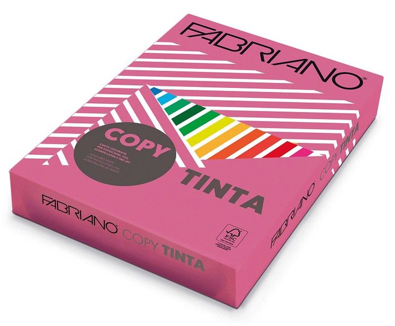 Papel color A4 80 grs, CORAL/ROSA OSCURO, 500 hojas Fabriano MC-P0520 ...